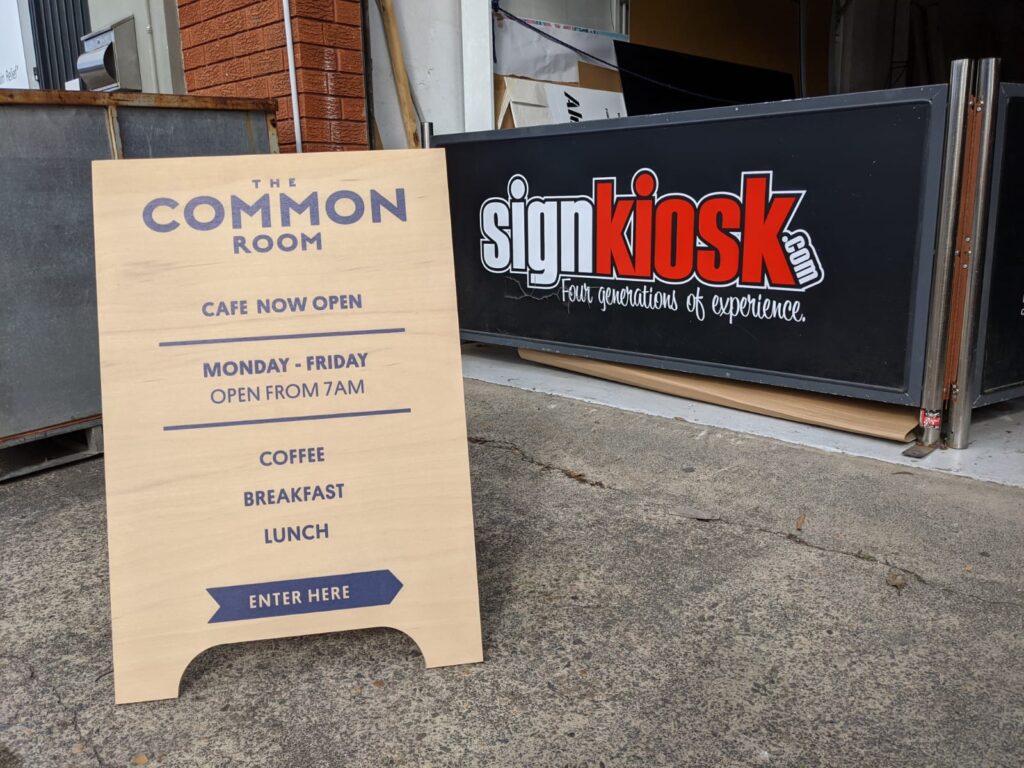 Wooden A-Frame Signs | Signkiosk.com