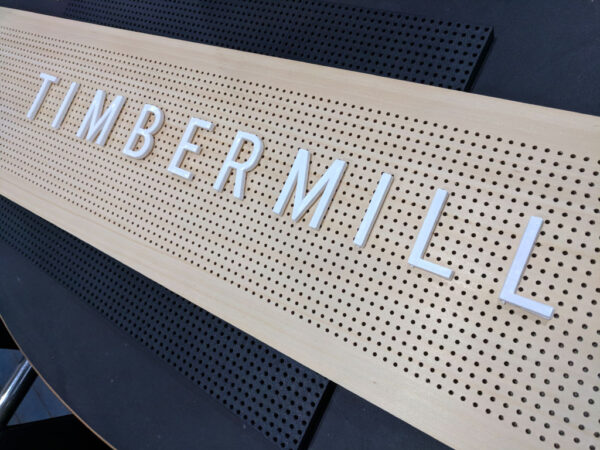 Custom Made Pegboard Signs | Signkiosk.com